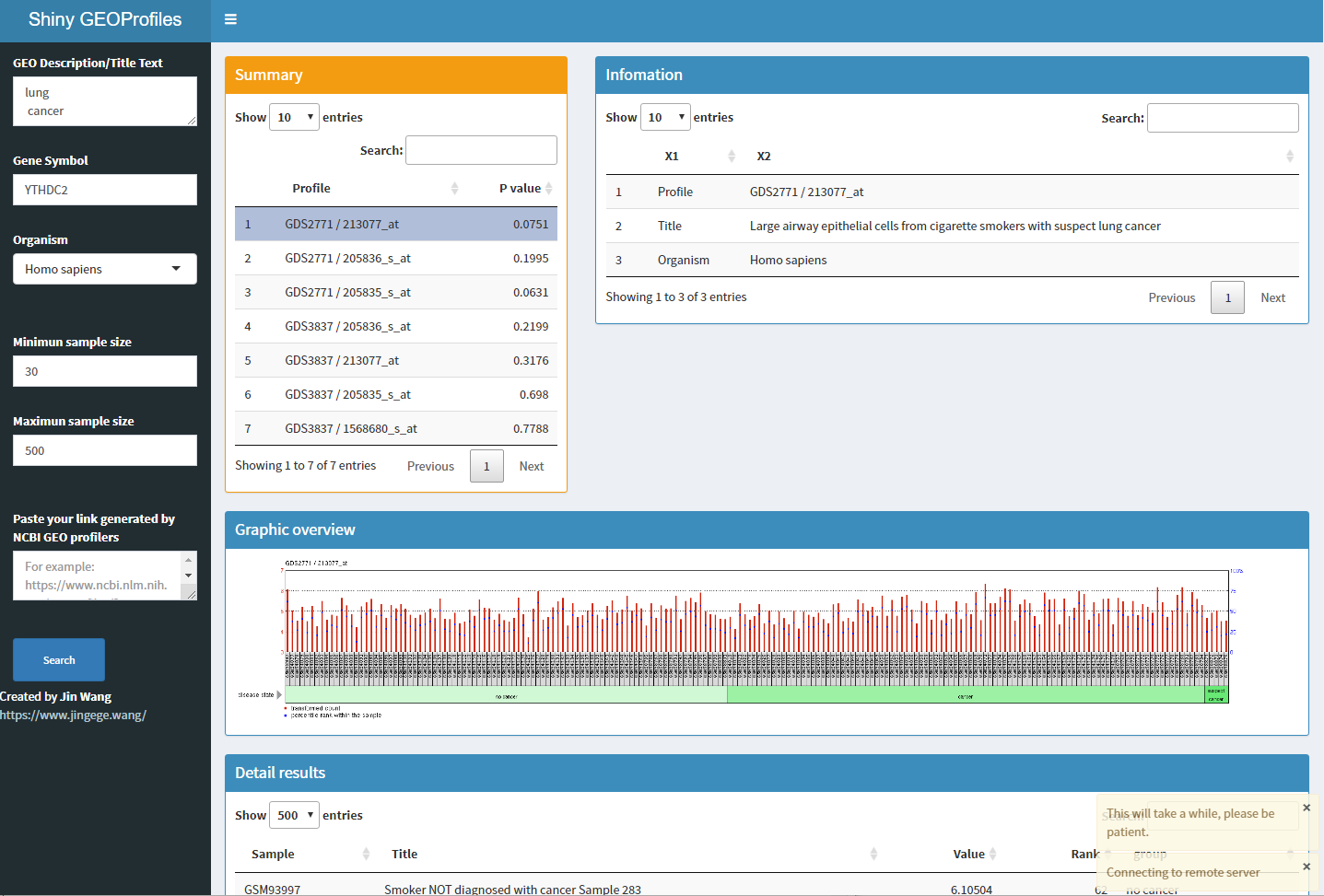 GEO Profiles操作指南 – 王进的个人网站