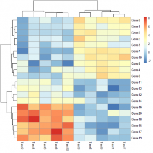 pheatmap热图颜色范围自定义及保存为PDF – 王进的个人网站