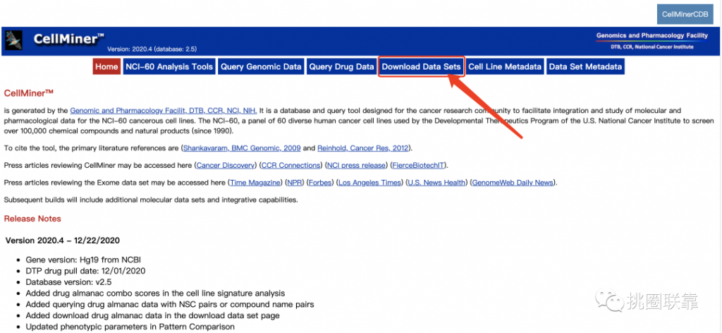 cellMiner数据库的使用及药物敏感性预测 – 王进的个人网站