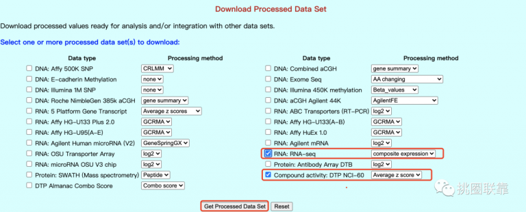 cellMiner数据库的使用及药物敏感性预测 – 王进的个人网站